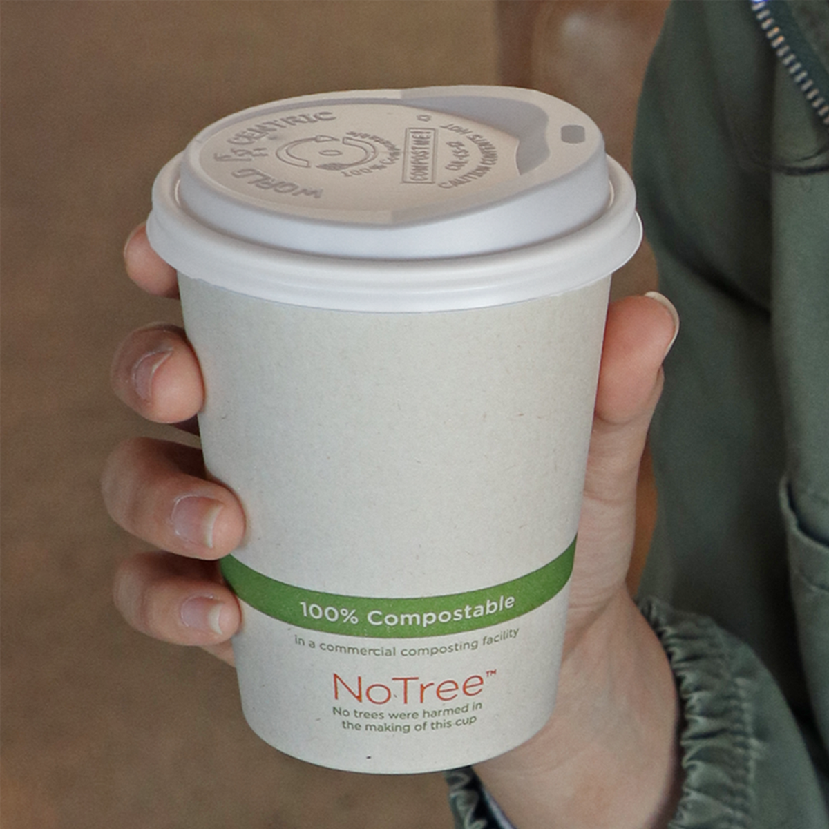 Compostable Paper Hot Coffee Cups | Green Pond Packaging
